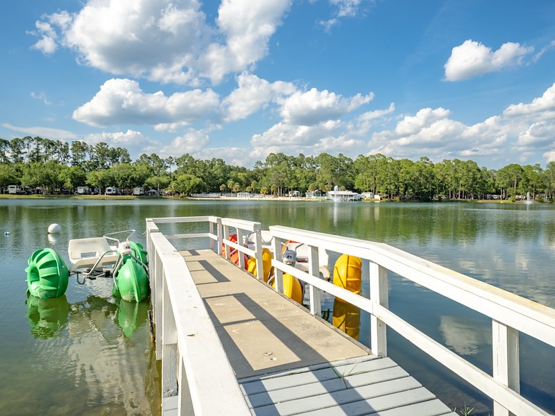 RV Resort in Jacksonville, FL - Flamingo Lake