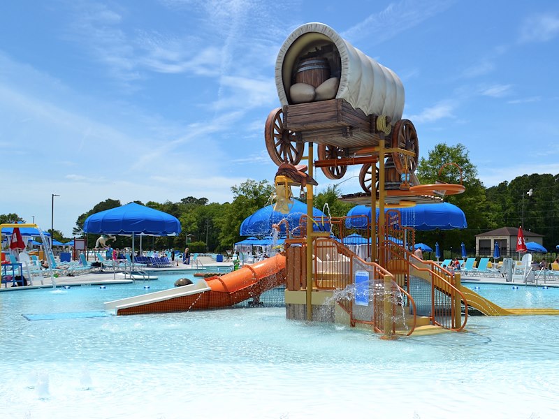 Western Theme Park in Sun Outdoors Frontier Town in Berlin, MD