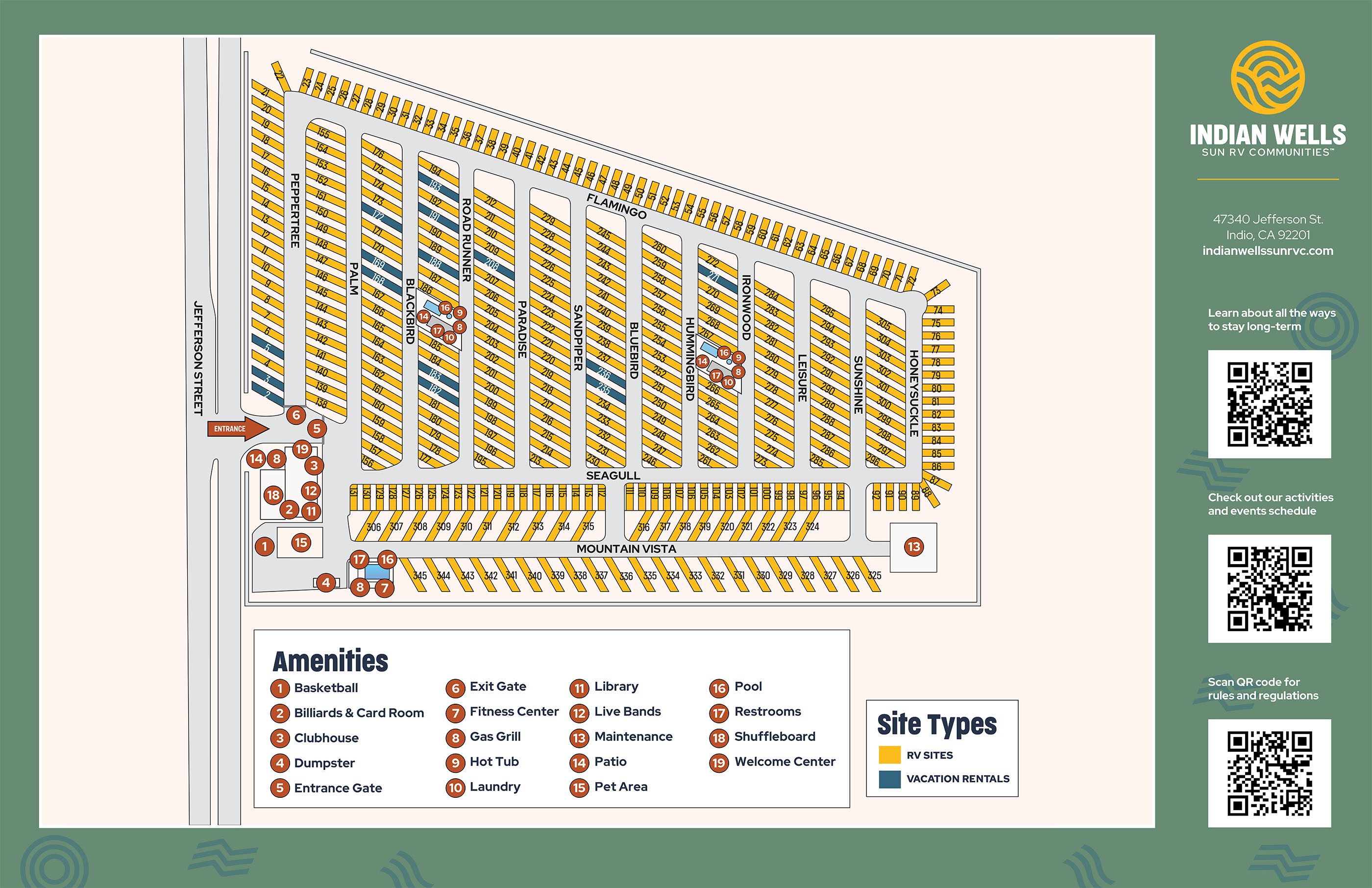RV Resort in Indio, CA - Indian Wells
