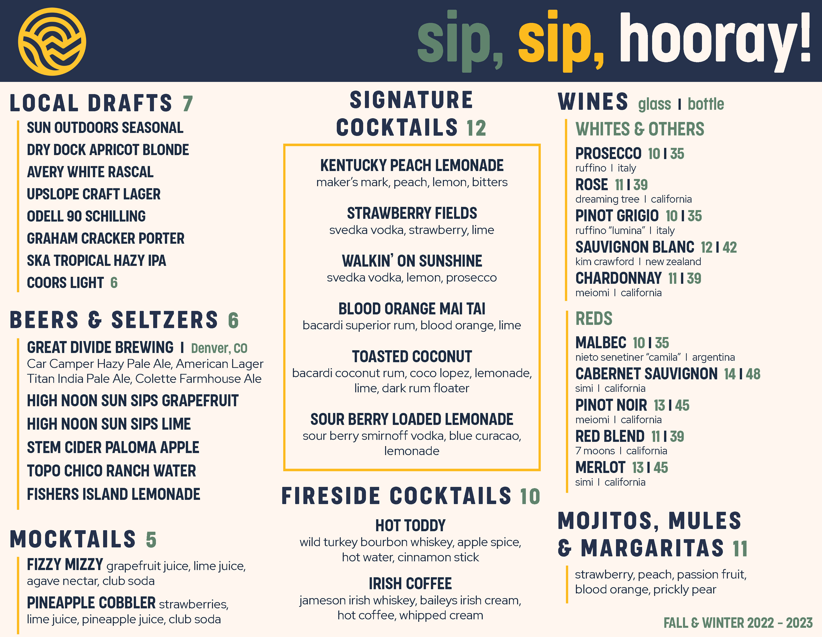 Restaurants in Sun Outdoors Rocky Mountains, Granby, CO