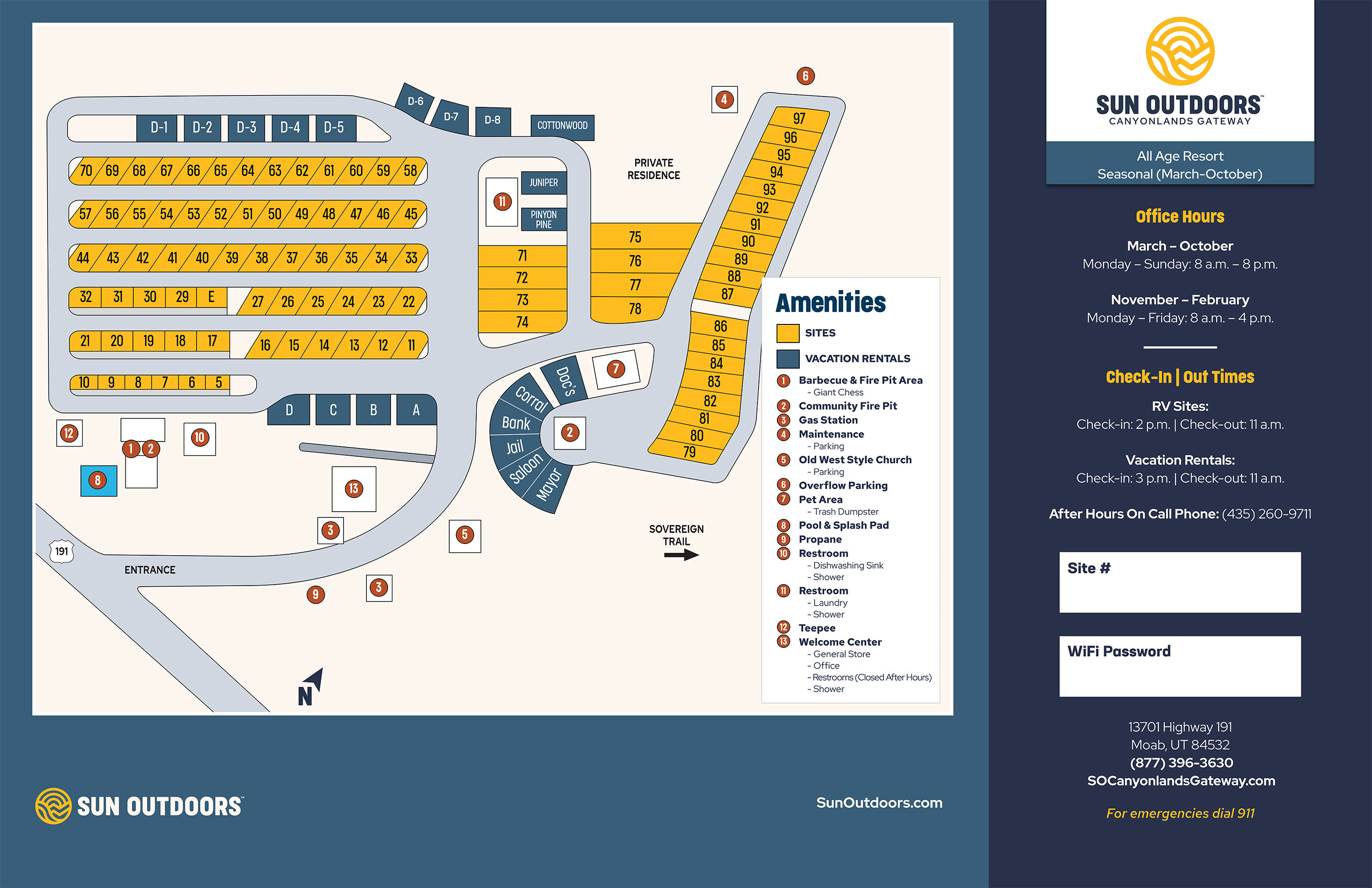 RV Resort in Moab, UT - Sun Outdoors Canyonlands Gateway