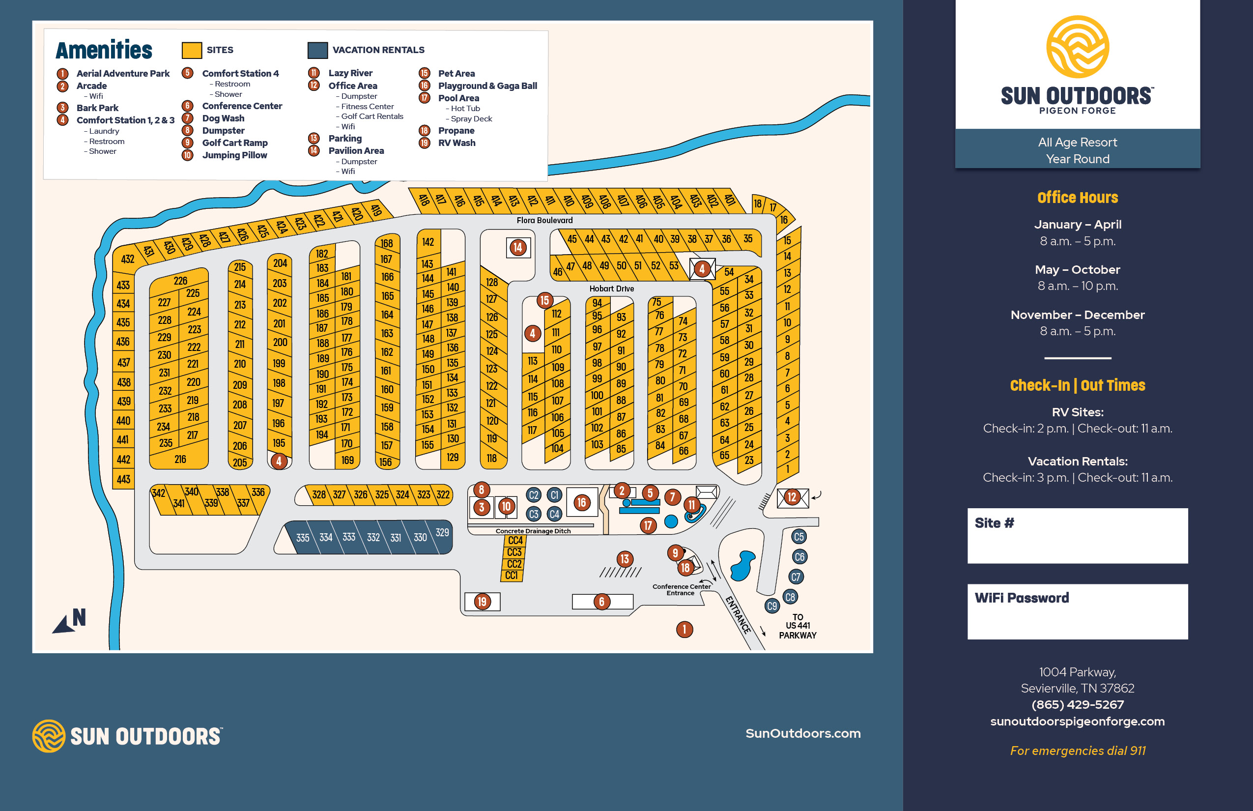 Sevierville RV Resort in TN – Sun Outdoors Pigeon Forge RV Resort