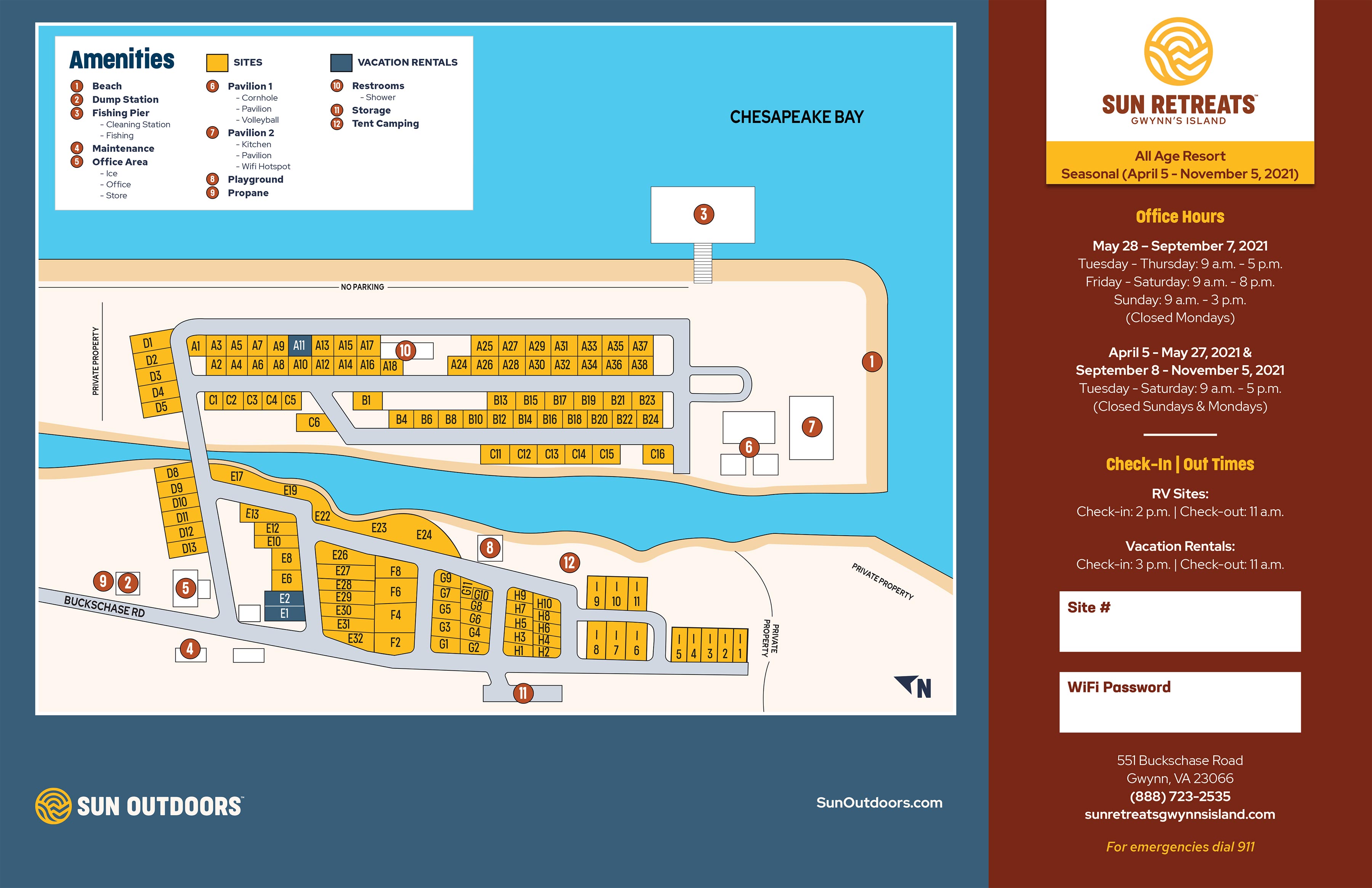 All Ages RV Resort in Gwynn, Virginia – Sun Retreats Gwynn's Island