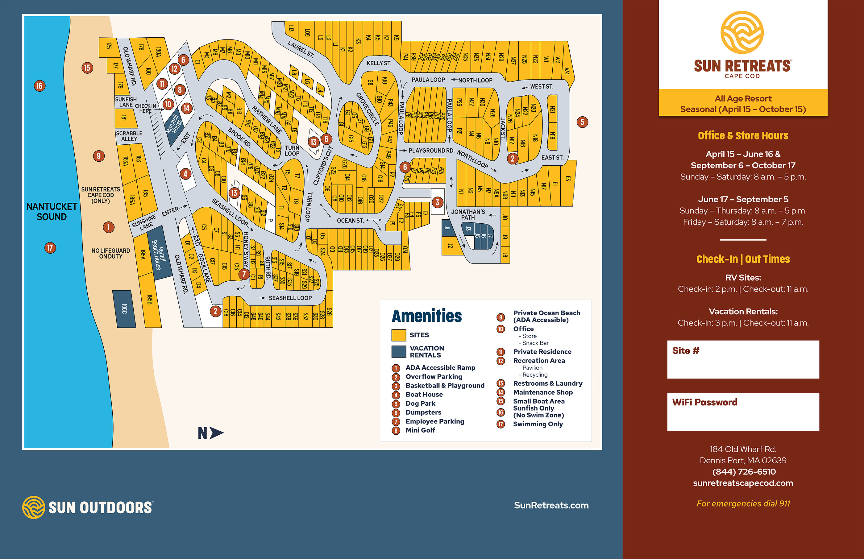 RV Resort in Dennis Port, MA - Sun Retreats Cape Cod