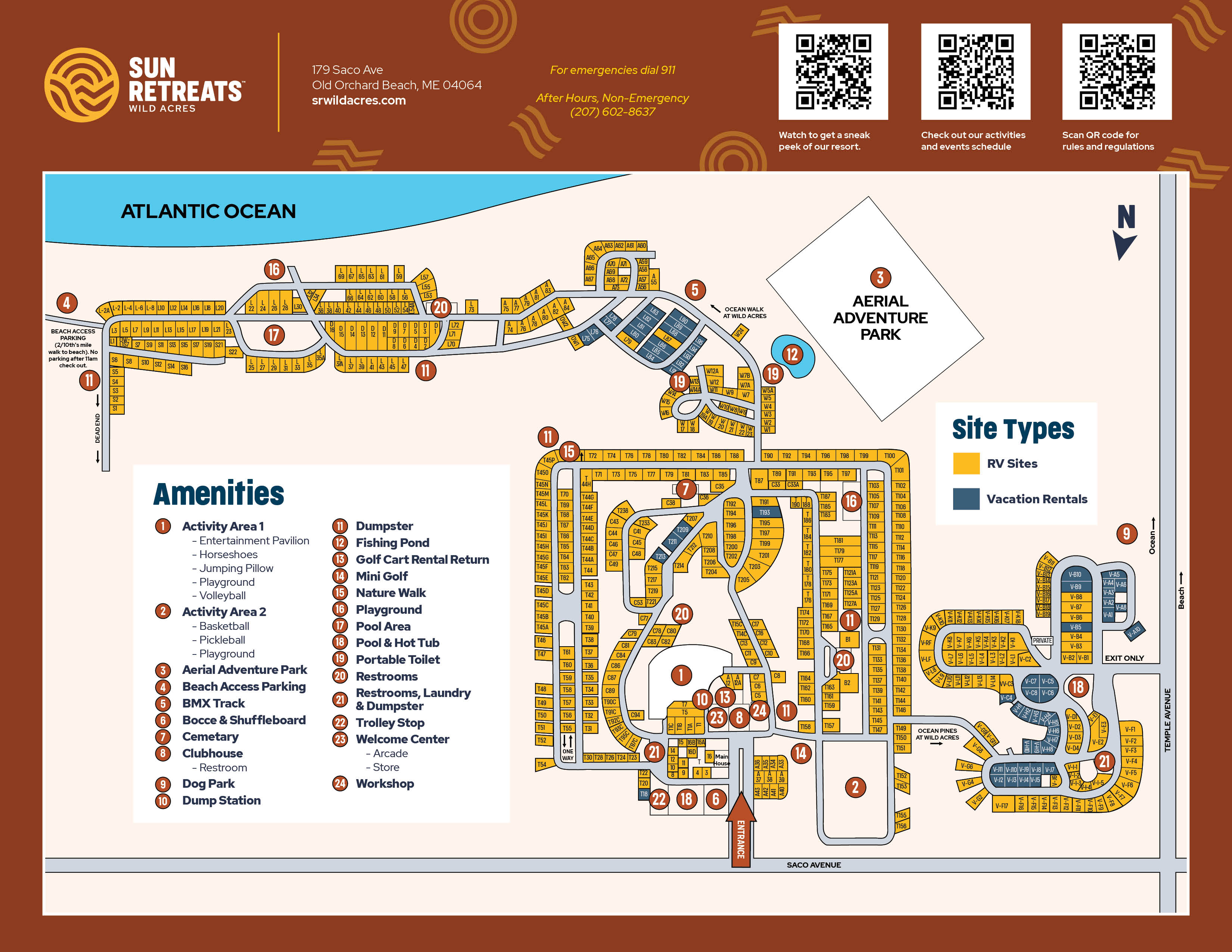 RV Resort in Old Orchard Beach, ME - Sun Retreats Wild Acres
