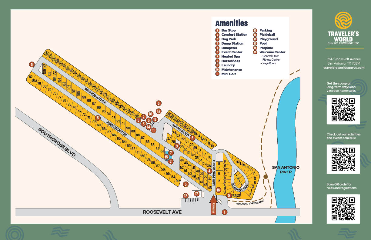 RV Resort in San Antonio, TX - Traveler's World